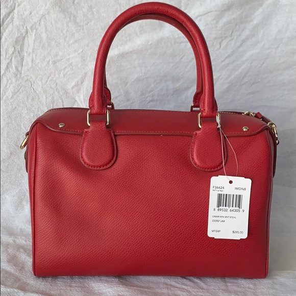 Coach | Bags | Coach Mini Crossover Satchel Red | Poshmark
